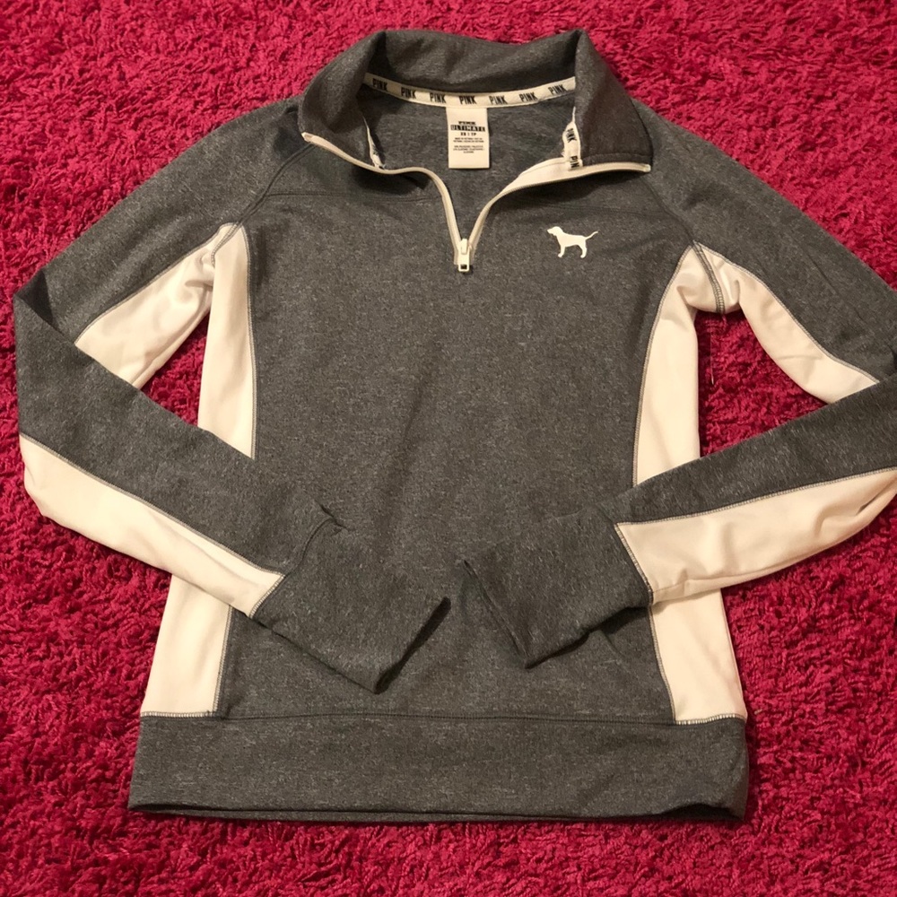 Pink Victoria’s Secret Ultimate Half Pullover - Gem